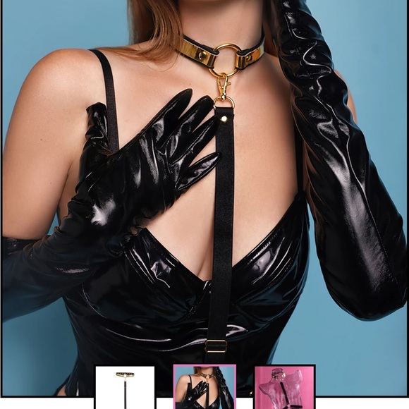 unbound | Accessories | New Unbound Babes Harness Black Gold Harness | Poshmark